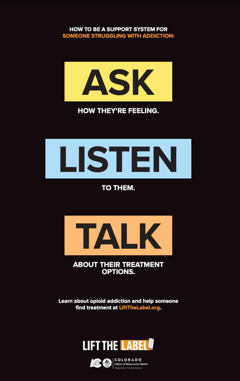 Ask, Listen, Talk - Lift The Label